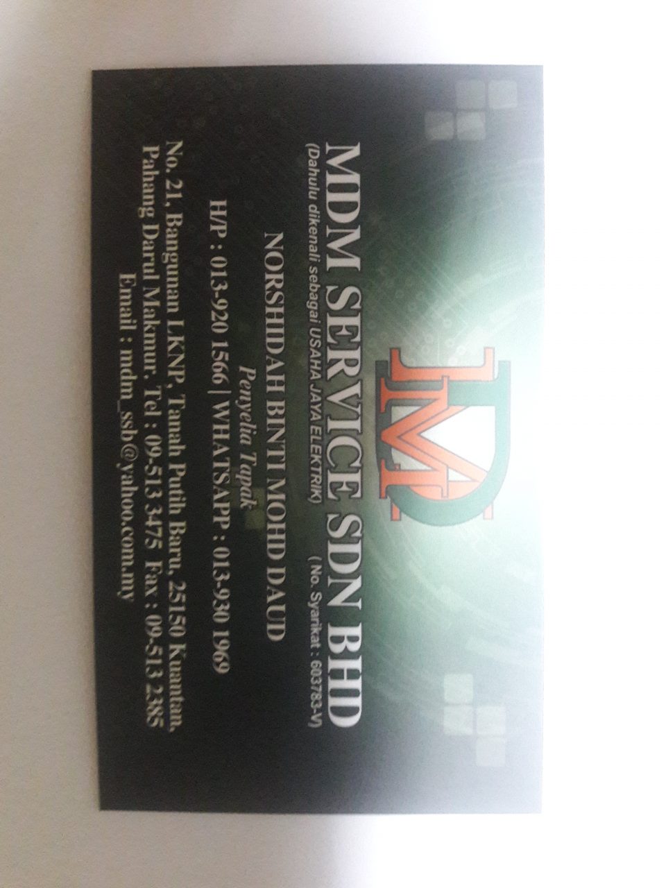 MDM SERVICES SDN BHD